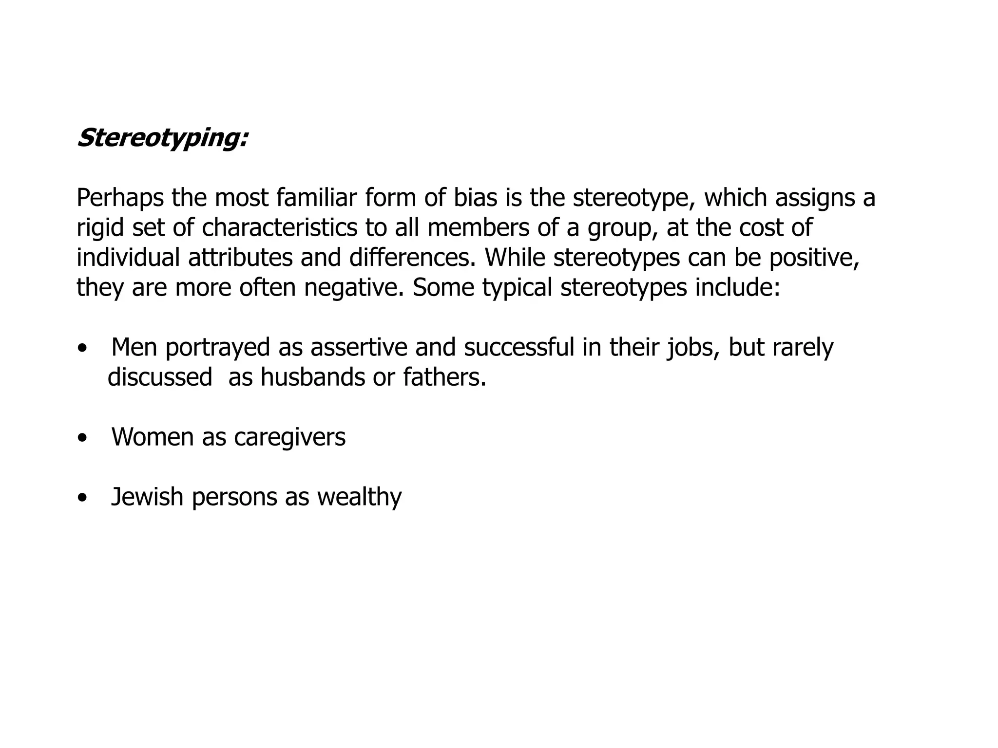 7 forms of bias.popwerpoint presentation | PPT