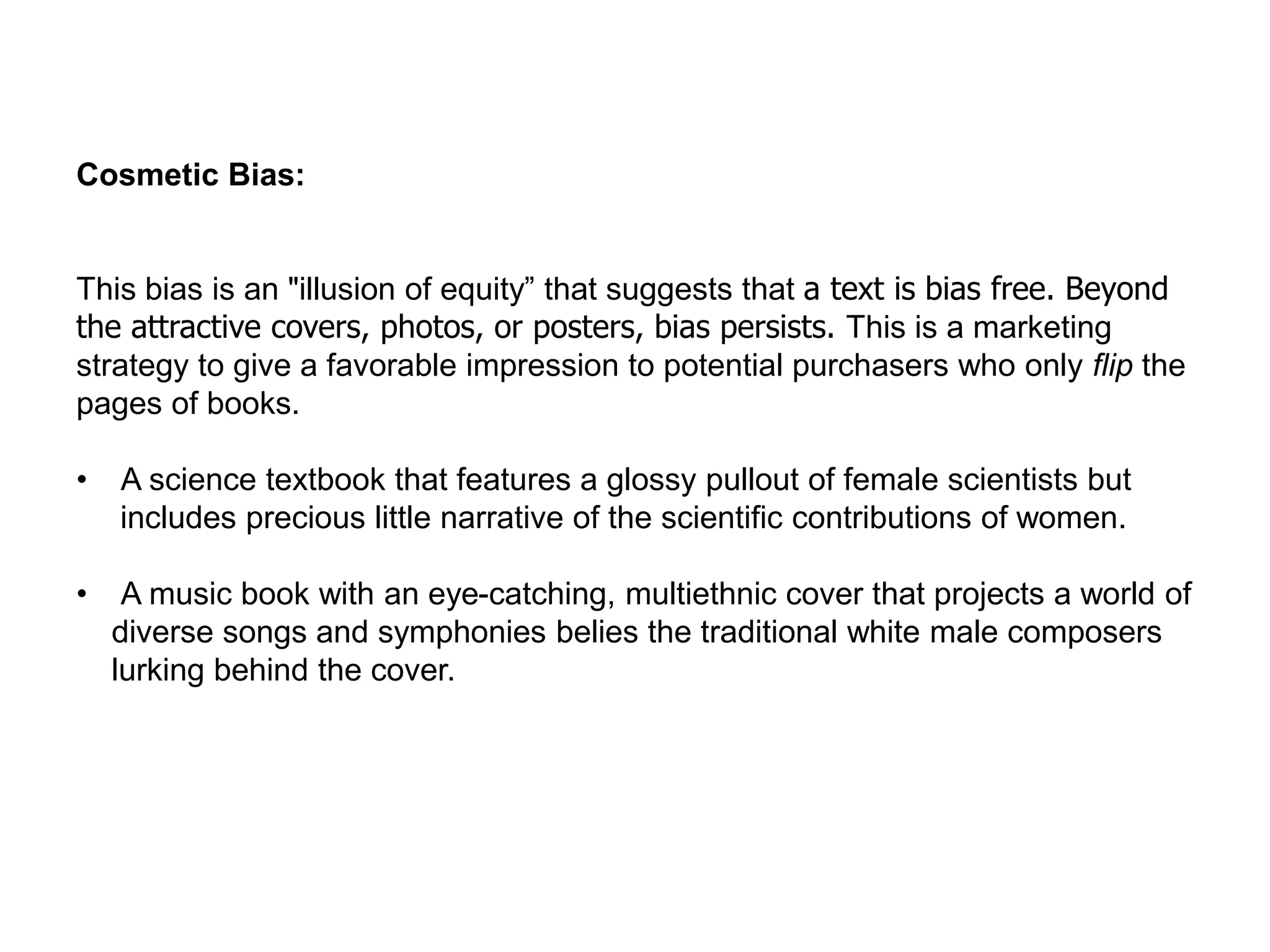 7 forms of bias.popwerpoint presentation | PPT