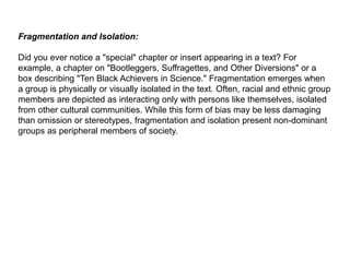 7 forms of bias.popwerpoint presentation | PPT