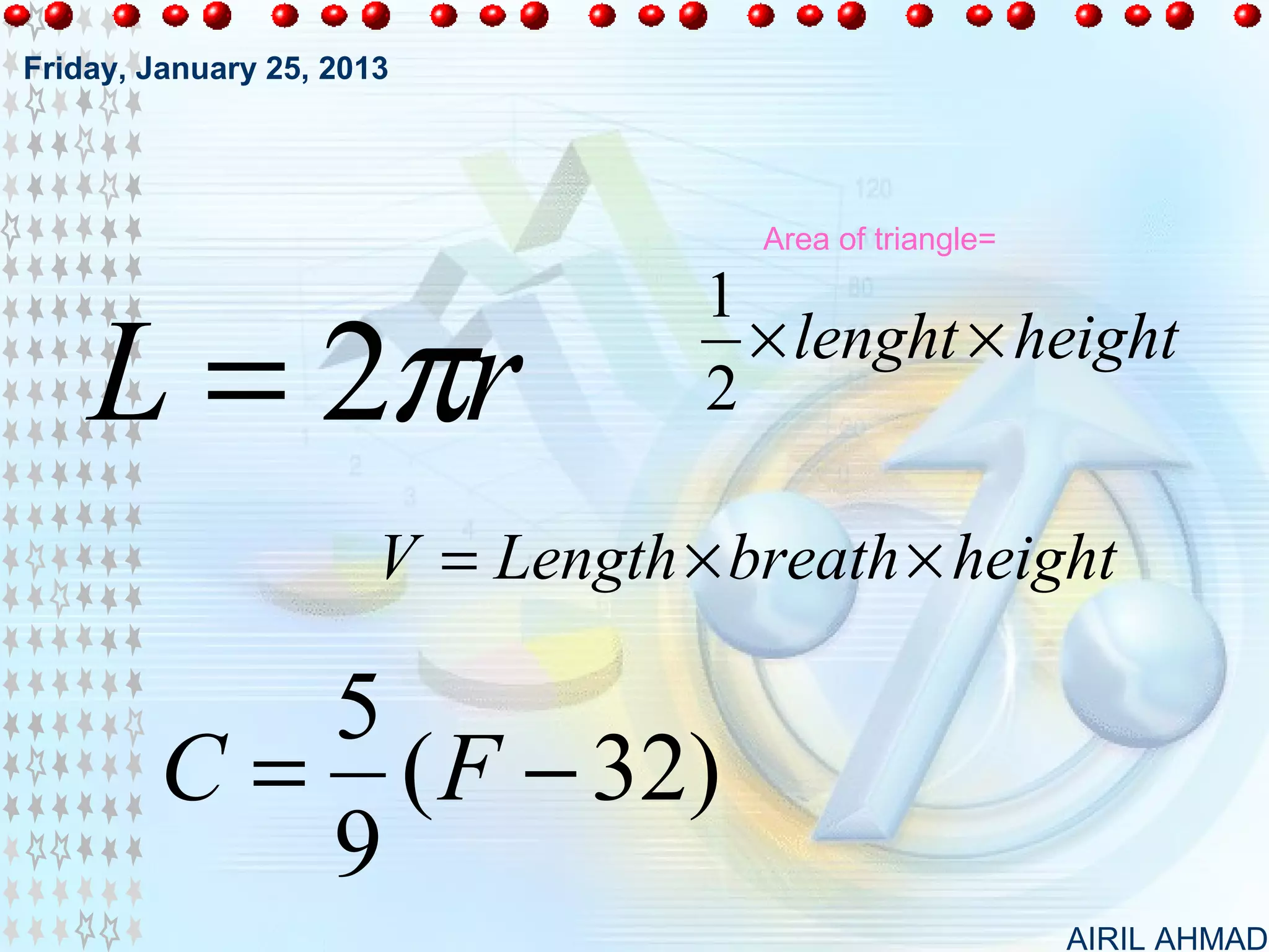 NOTE MATH FORM 3 - ALGEBRAIC FORMULA | PPS