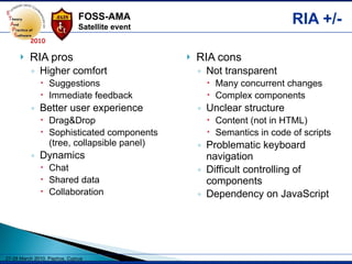 7 Incorporating ARIA into Web Toolkit | PPT