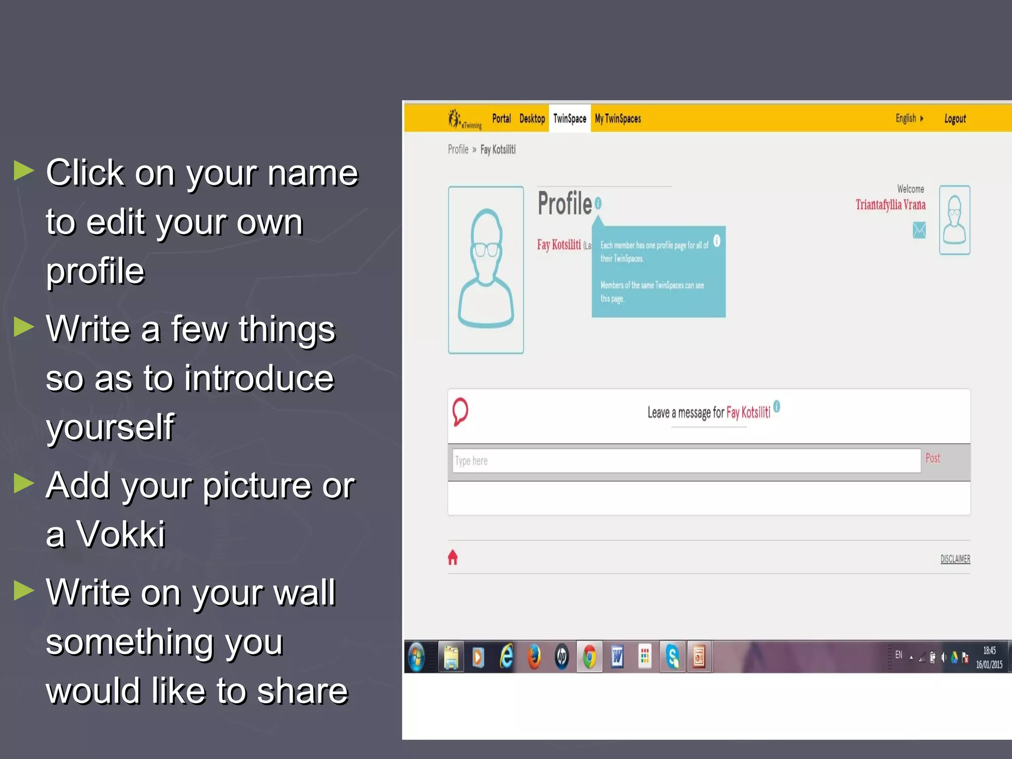 The new twinspace sts tutorial | PPT