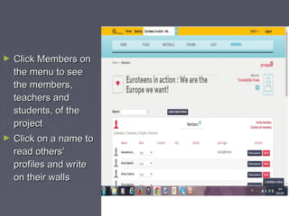 The new twinspace sts tutorial | PPT