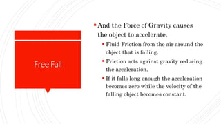 Free Fall & Circular Motion | PPTX