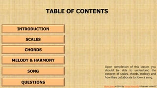 Music Space slides developed to be interactive. | PPTX