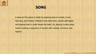 Music Space slides developed to be interactive. | PPT