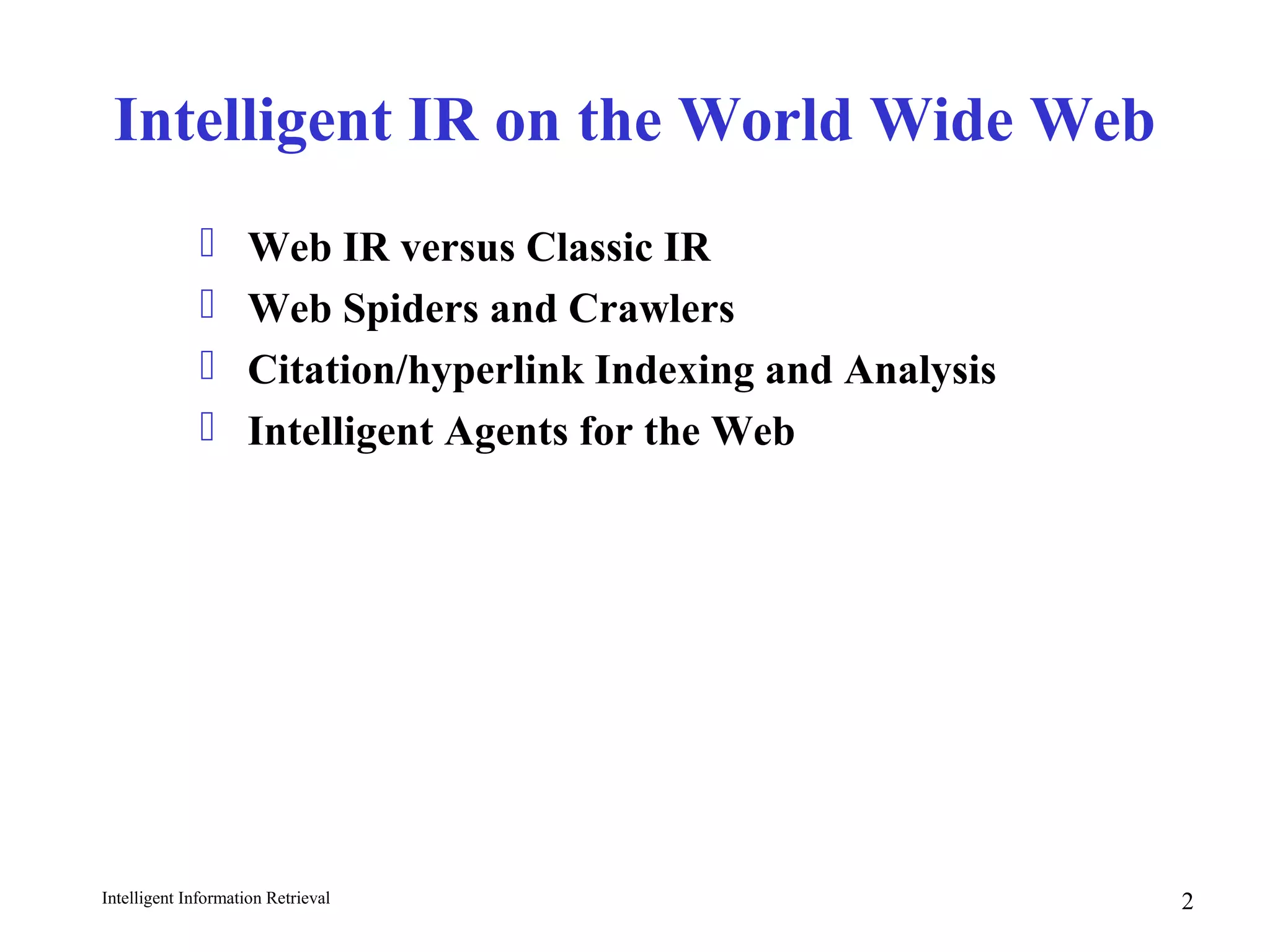 Information retrieval | PPT