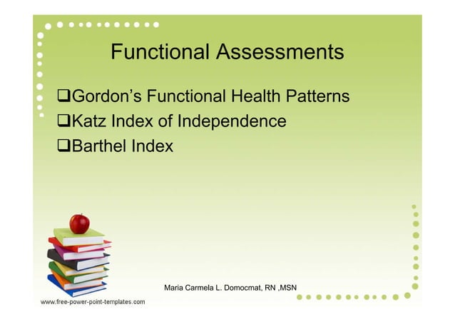 functional assessments | PPT