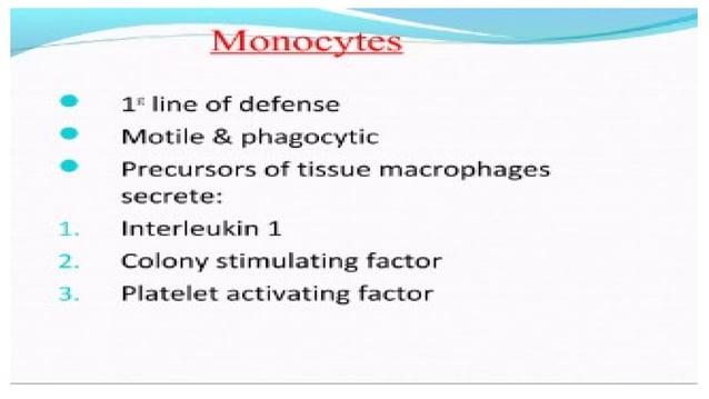 DPT - Physiology - II (Blood Physiology) Function production and types ...