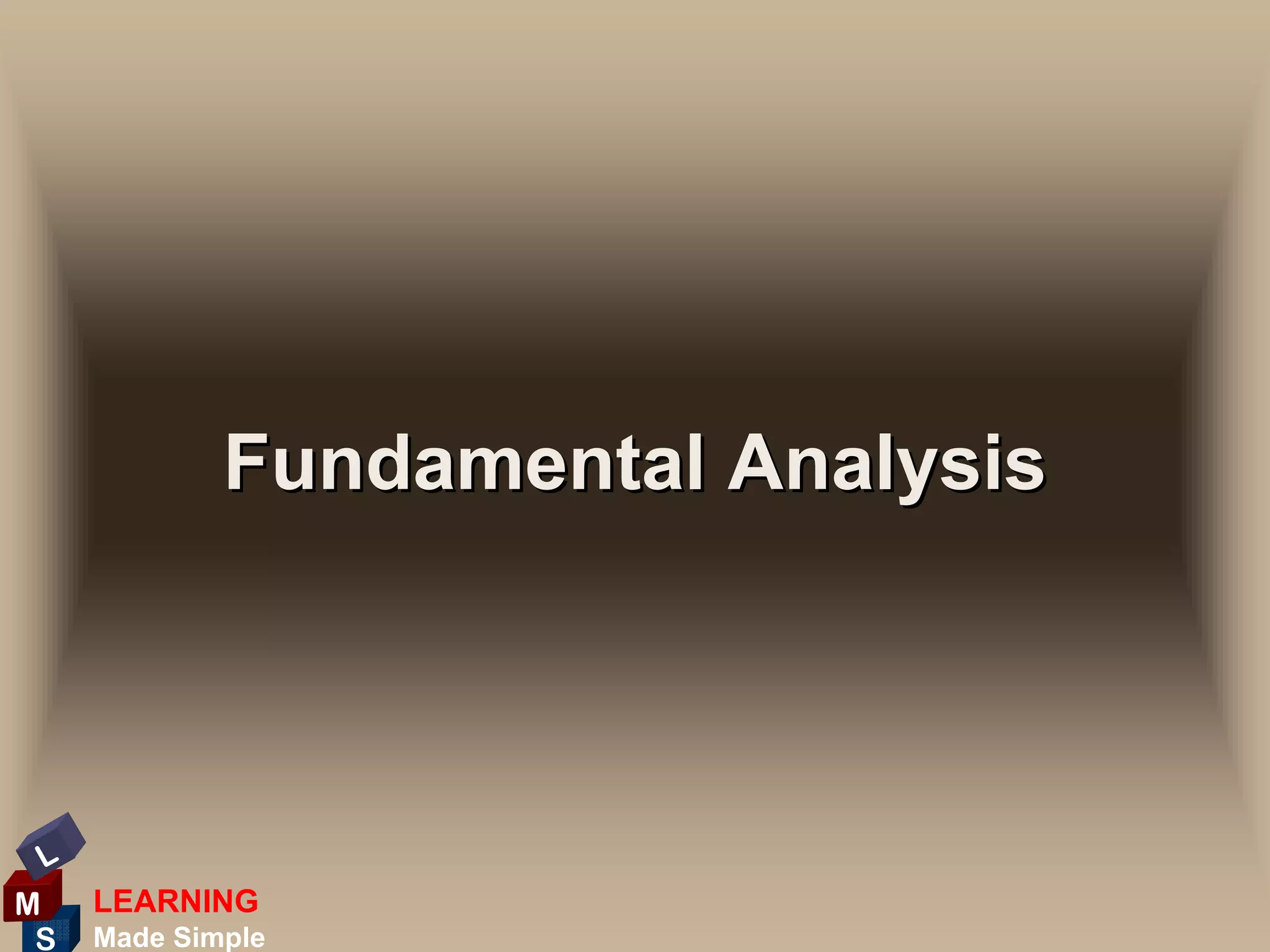 Fundamental Analysis | PPT