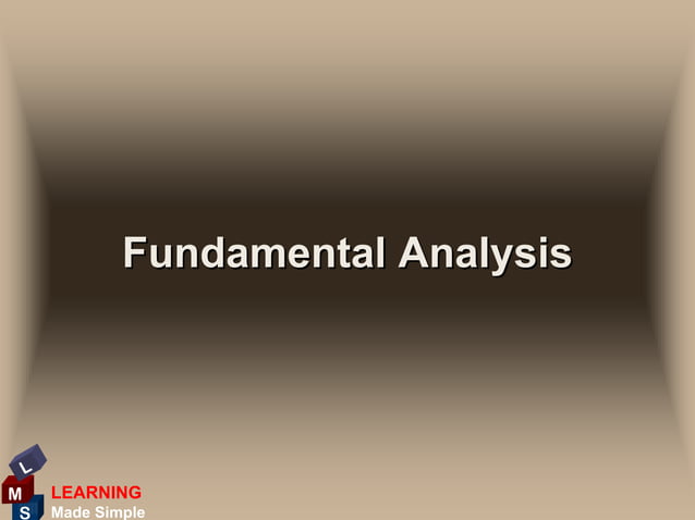 Fundamental Analysis | PDF