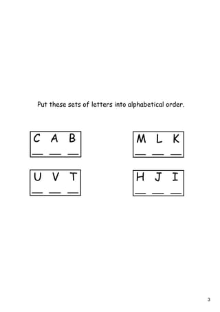 Alphabetical Order | PDF