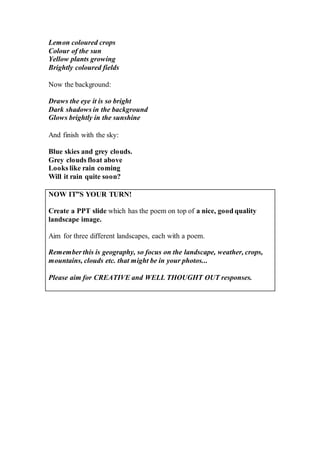 Cover Haiku Sheet | PDF