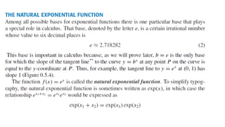 Calculus ch0.3 -_exponential_and_logarithmic_functions_(2) | PPT