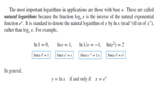 Calculus ch0.3 -_exponential_and_logarithmic_functions_(2) | PPT