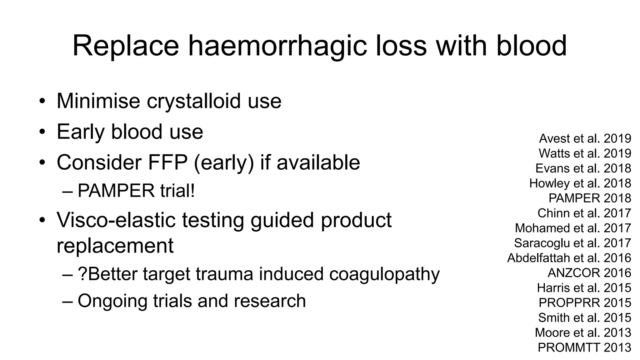 Traumatic cardiac arrest by Dr Adam Holyoak | PPTX