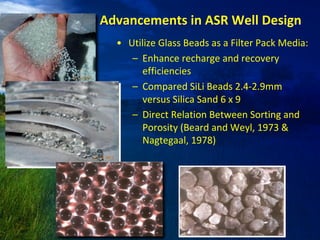 Advancements in ASR Well Design and Operations - City of Phoenix Case ...