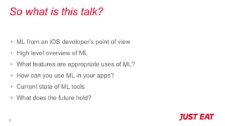 Machine Learning for iOS developers | PPTX | Cloud Computing | Internet