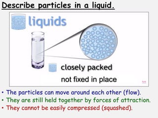 Particle-theory - Notes and activities for grade 7 | PPTX
