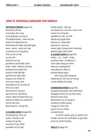 TIẾNG ANH 7 GLOBAL SUCESS, từ vựng chi tiết theo từng unit.docx