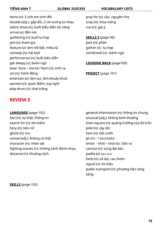 TIẾNG ANH 7 GLOBAL SUCESS, từ vựng chi tiết theo từng unit.docx