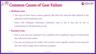 Gear Tooth Failure | PPTX