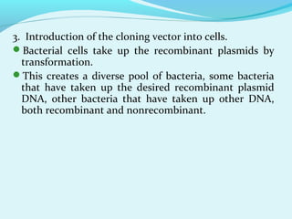 gene cloning principles an technique | PPT