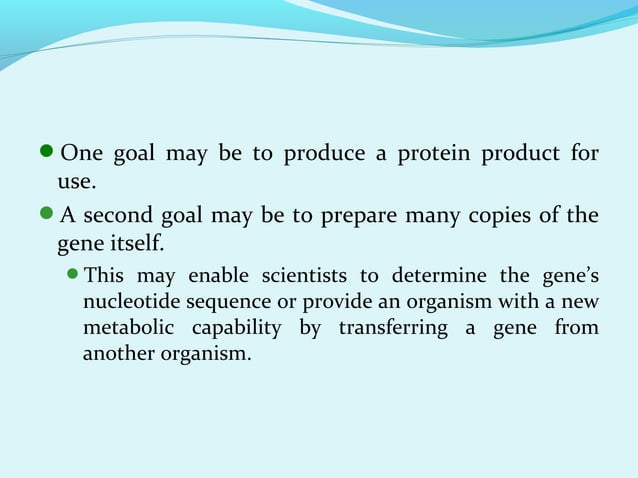 gene cloning principles an technique | PPT