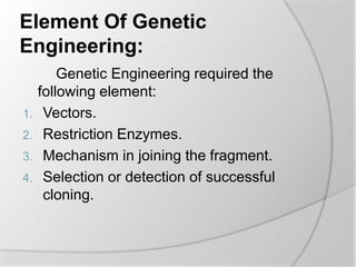 Geneticatly modified microbs | PPTX