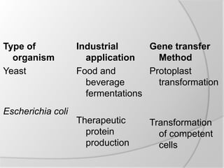 Geneticatly modified microbs | PPTX