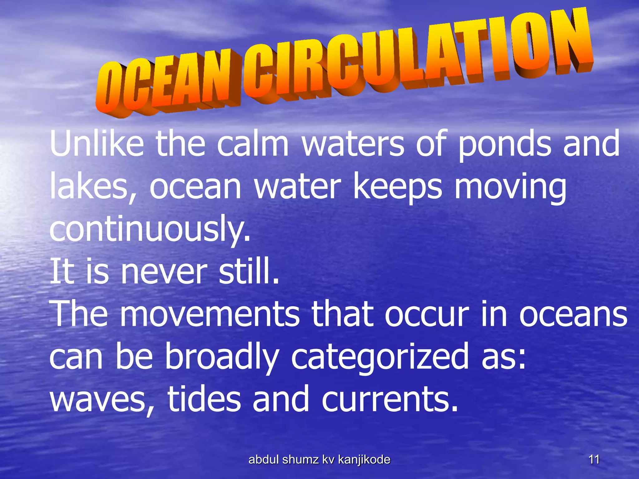 WATER, class 7 geography lesson 5, cbse | PDF