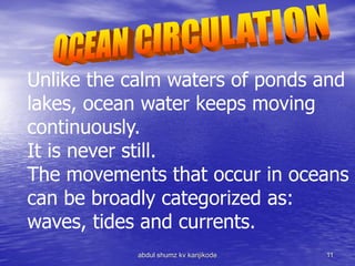 WATER, class 7 geography lesson 5, cbse | PDF