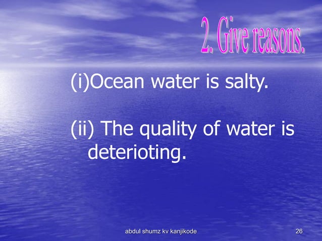 WATER, class 7 geography lesson 5, cbse | PDF