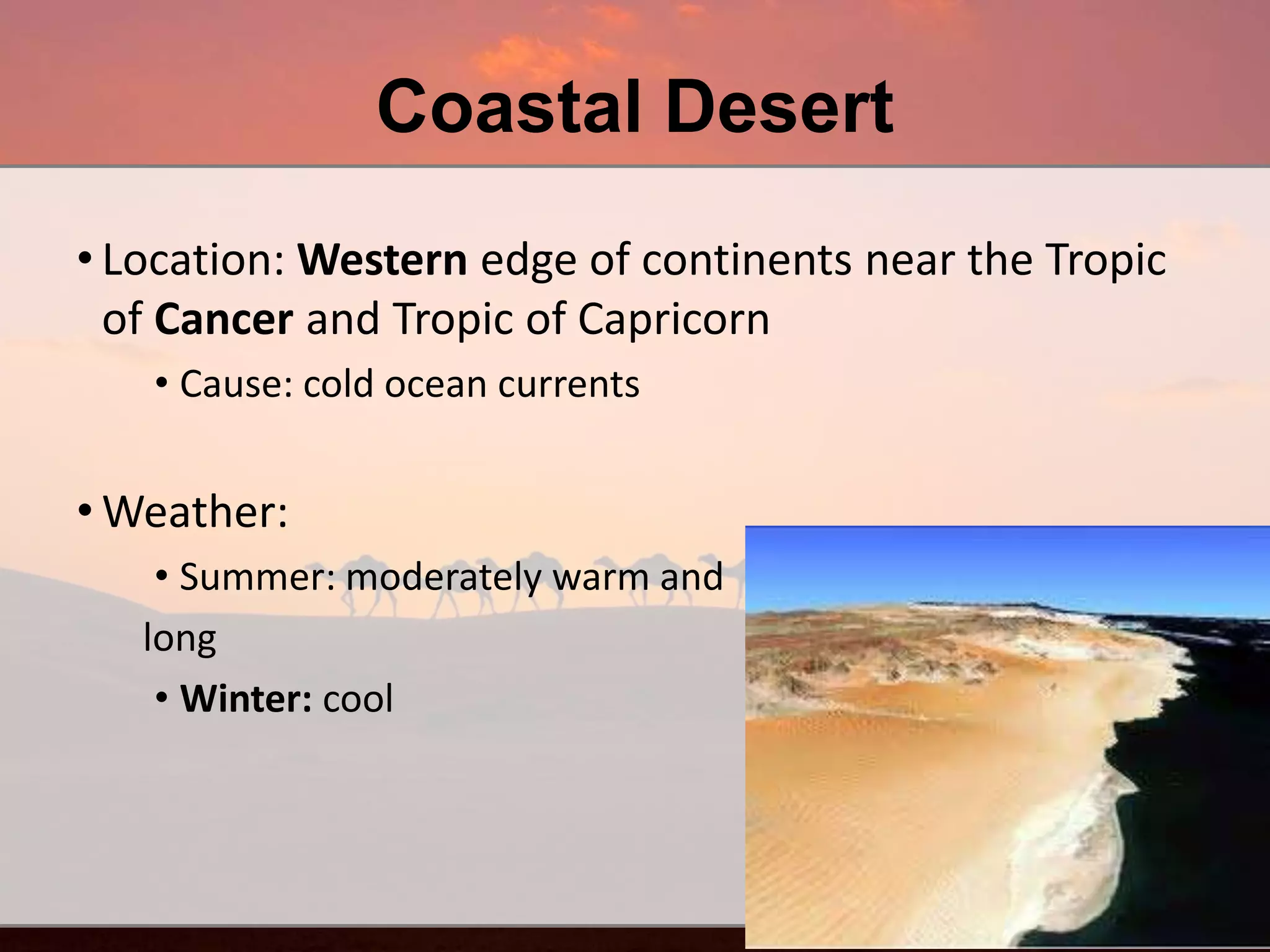 Year7 geo deserts | PPTX