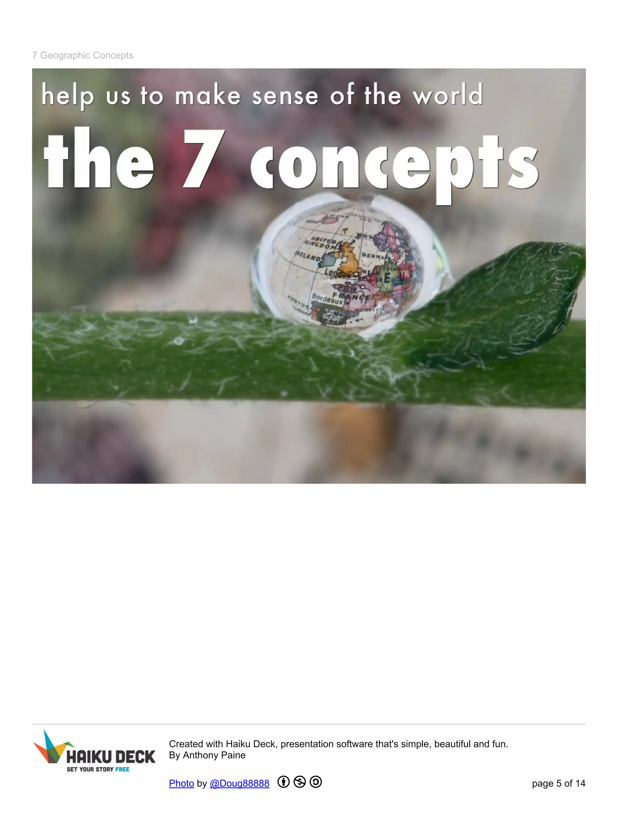 7 geographic concepts | PDF