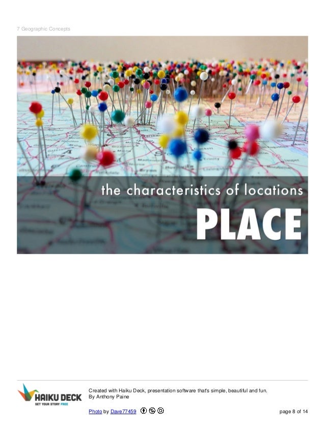 7 geographic concepts