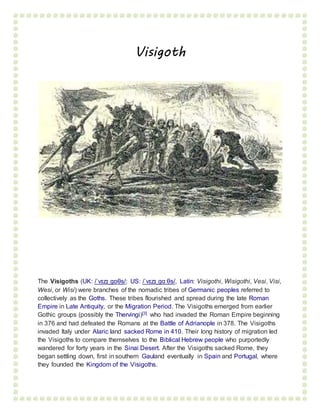 7 germanic tribes | DOCX | Europe Travel | Travel Locations