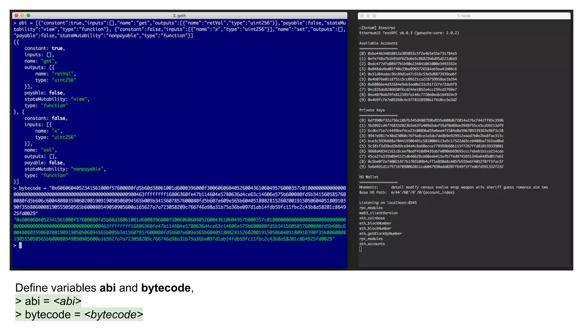 Use Geth to Deploy Contract | PPT