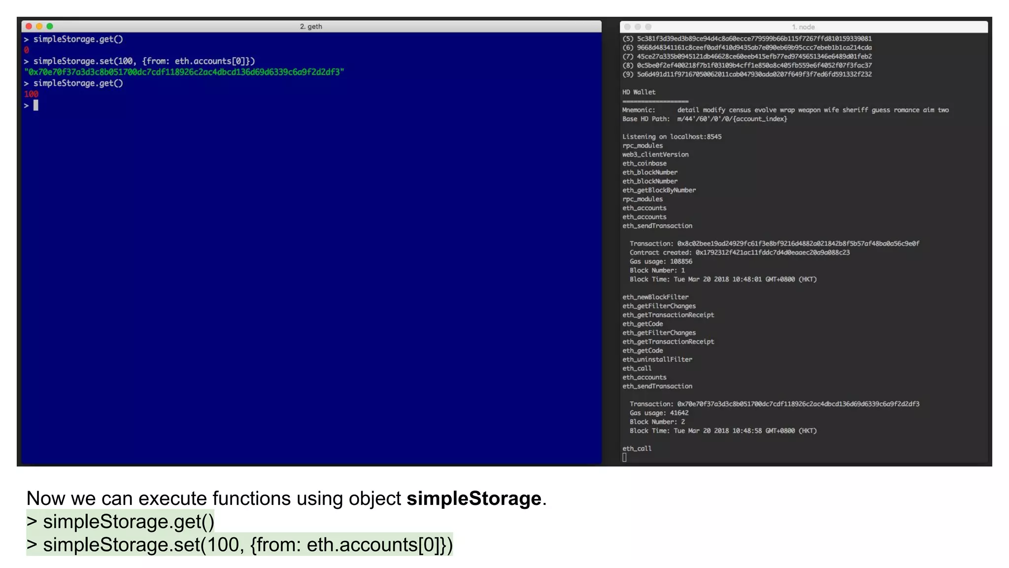 Use Geth to Deploy Contract | PPT