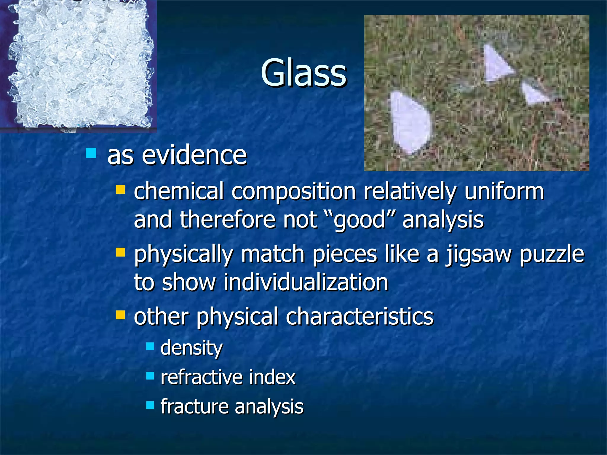 Glass Evidence | PPT