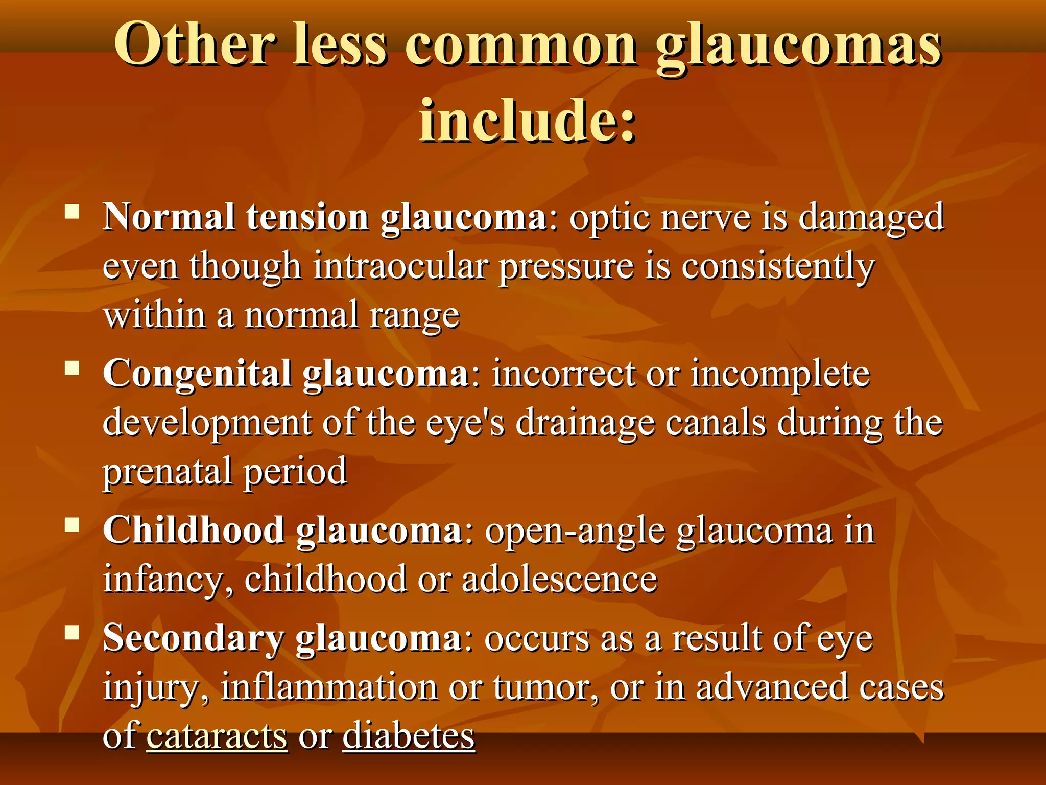 7 glaucoma | PPT