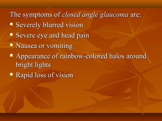 7 glaucoma | PPT