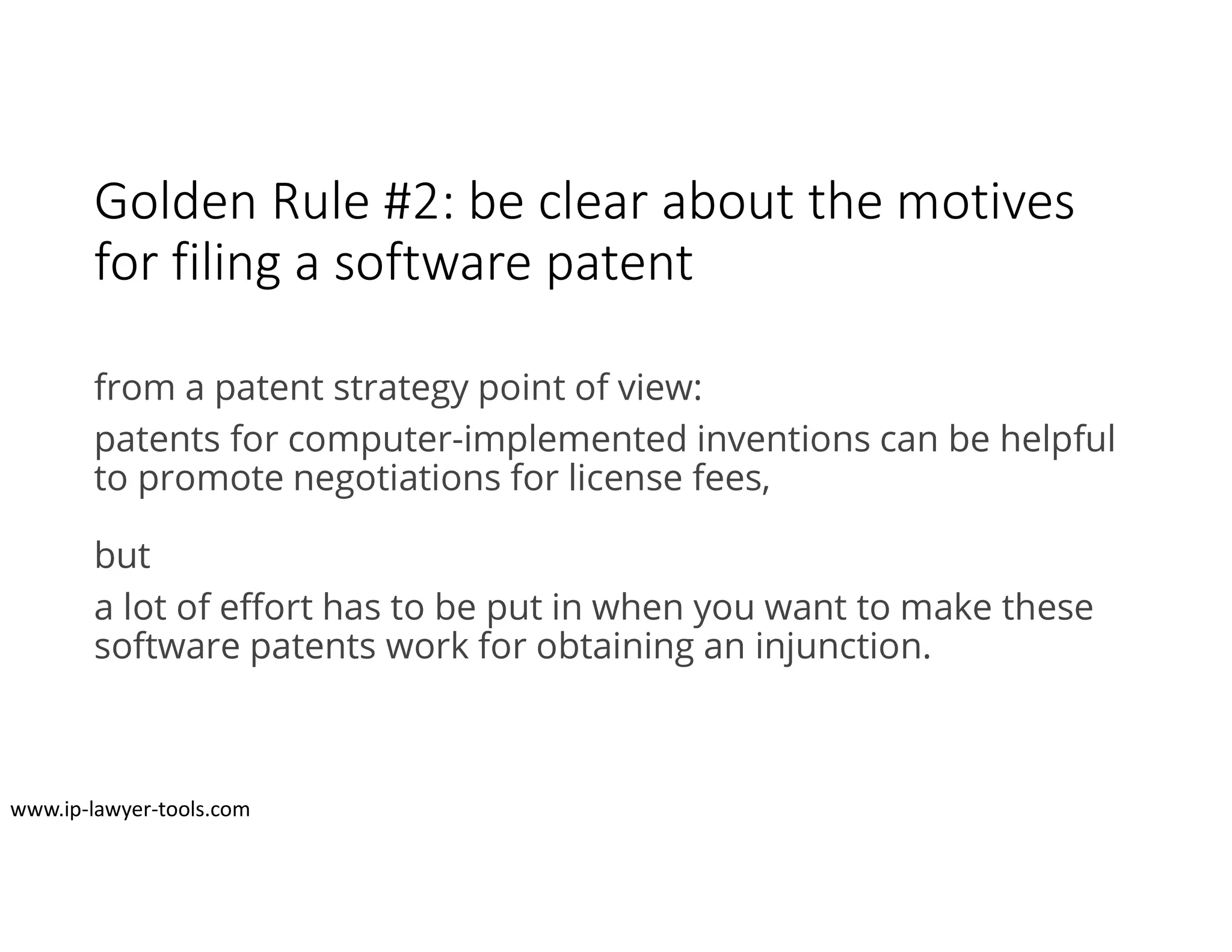 7 golden rules for patenting software inventions 160621 | PPT