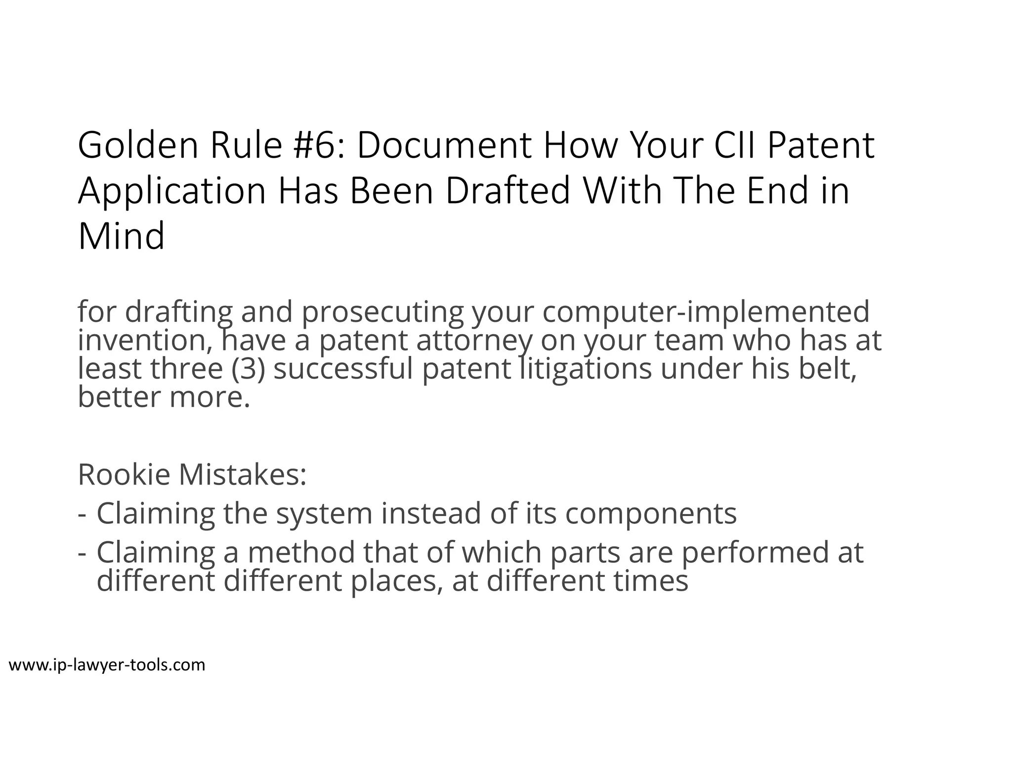 7 golden rules for patenting software inventions 160621 | PPT