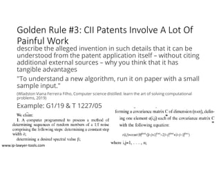 7 golden rules for patenting software inventions 160621 | PPT