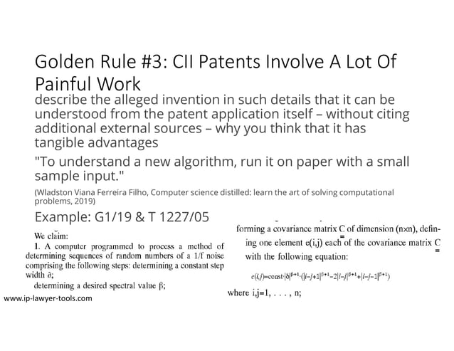 7 golden rules for patenting software inventions 160621 | PPT
