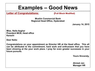 Good news & neutral messages | PPT