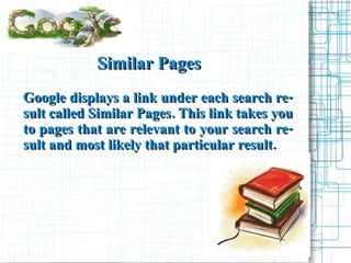 7 Google Similar Pages | PPT