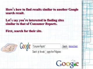 7 Google Similar Pages | PPT