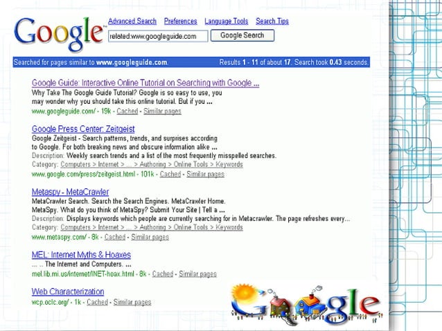 7 Google Similar Pages | ODP | Search | Internet